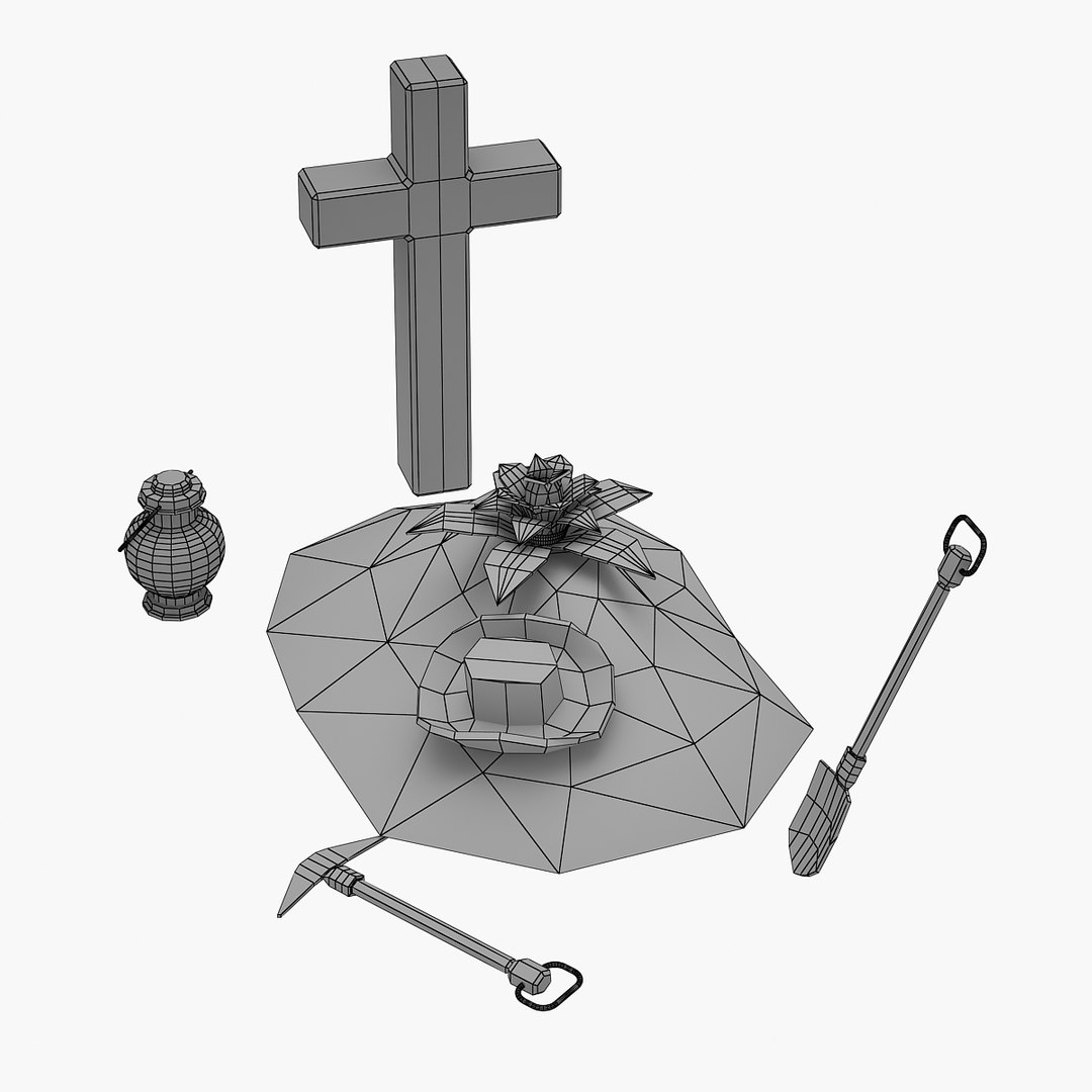 3D grave architectural model - TurboSquid 1544692