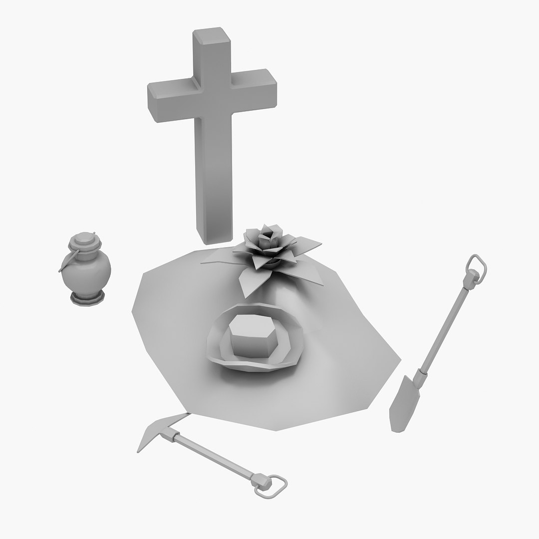 3D grave architectural model - TurboSquid 1544692