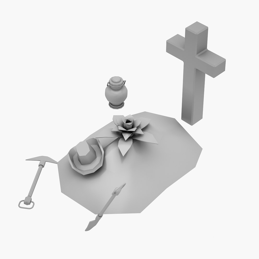 3D grave architectural model - TurboSquid 1544692