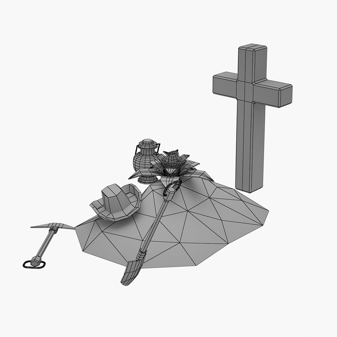 3D grave architectural model - TurboSquid 1544692