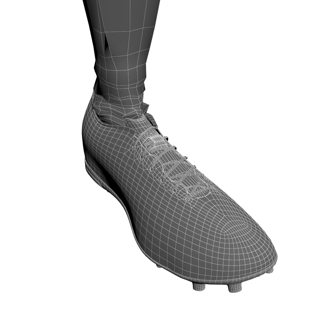 Football Shoe Sock 3d C4d