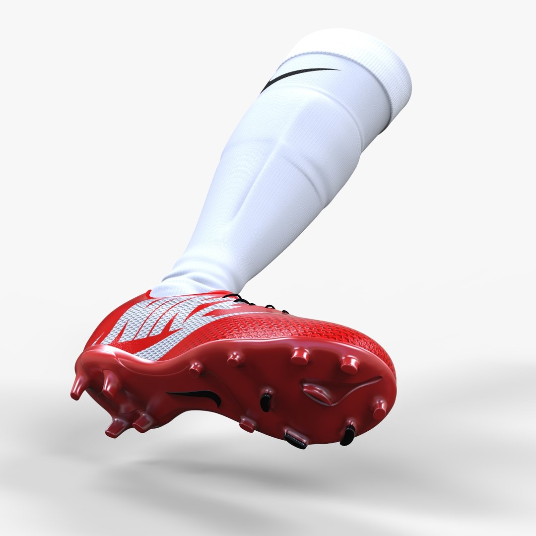 Football Shoe Sock 3d C4d