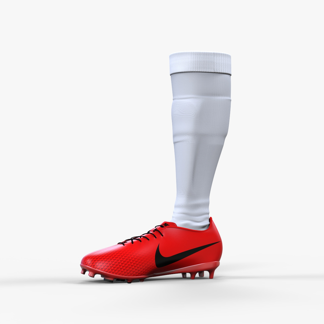 Football Shoe Sock 3d C4d