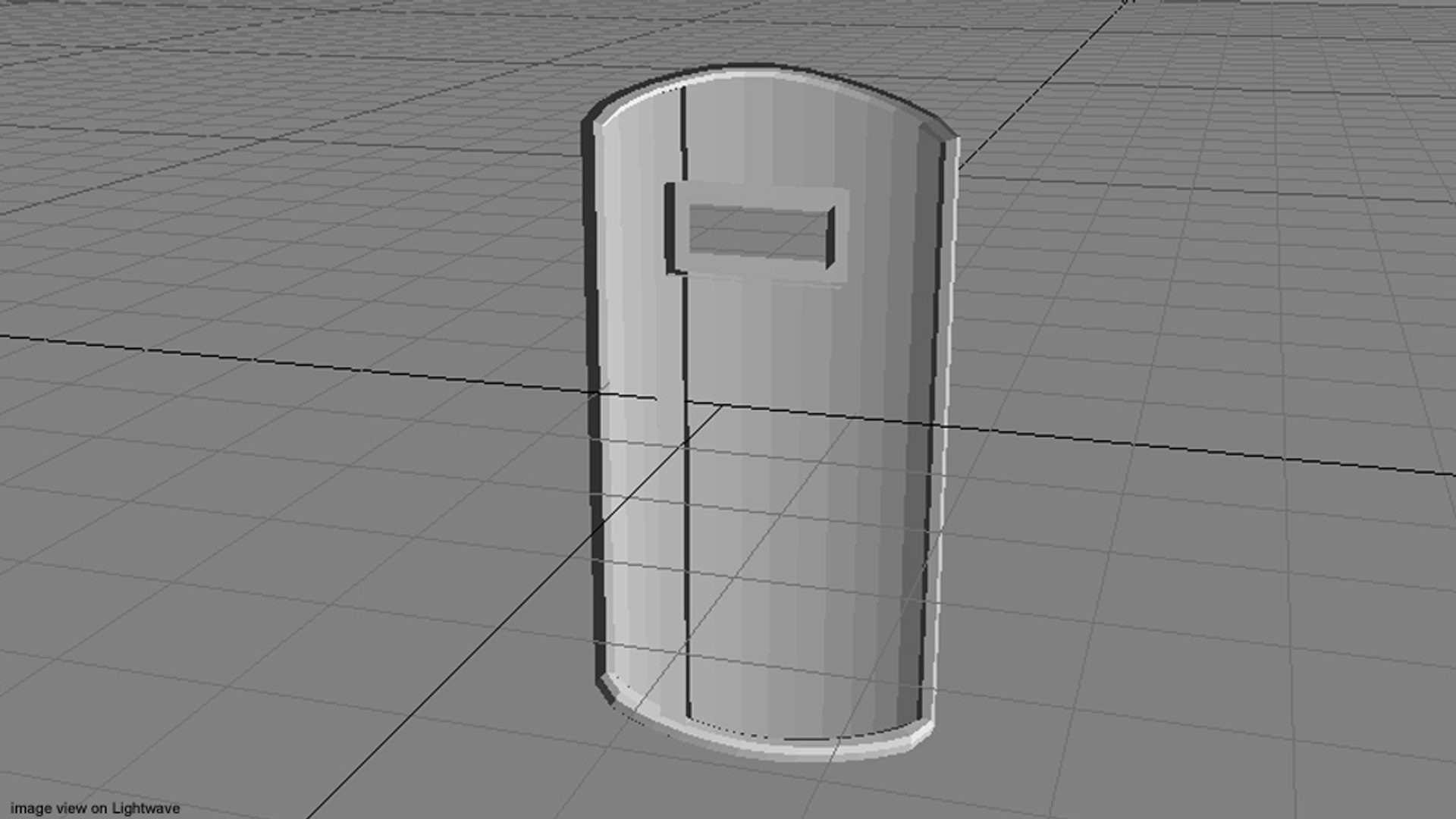 personal armor shield 3d model