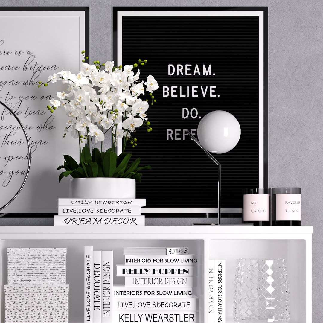 3D model decoration set - TurboSquid 1226462