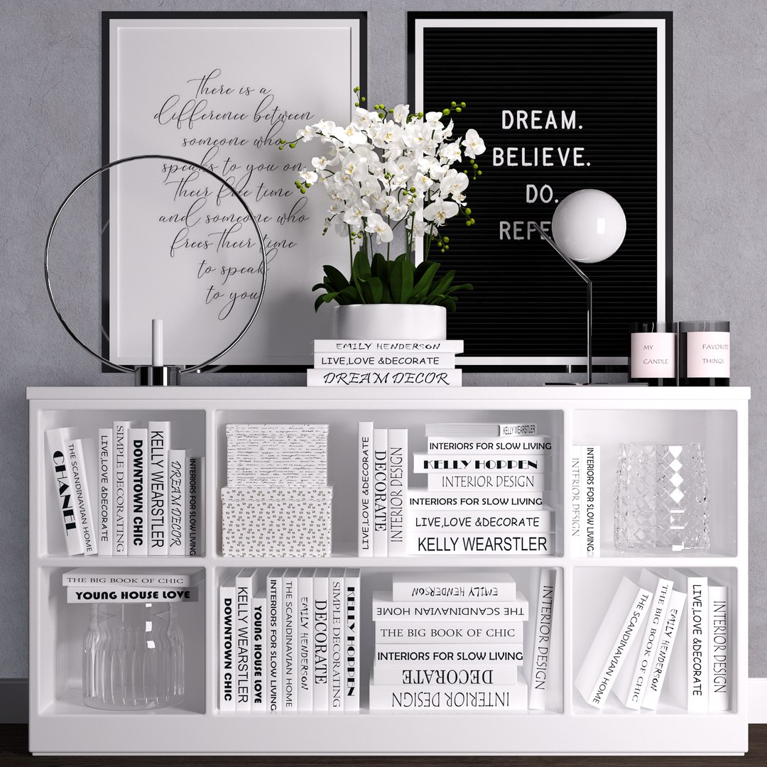 3D model decoration set - TurboSquid 1226462