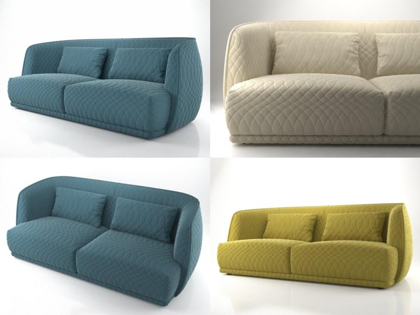 Redondo Sofa 215 3D Model - TurboSquid 1175746