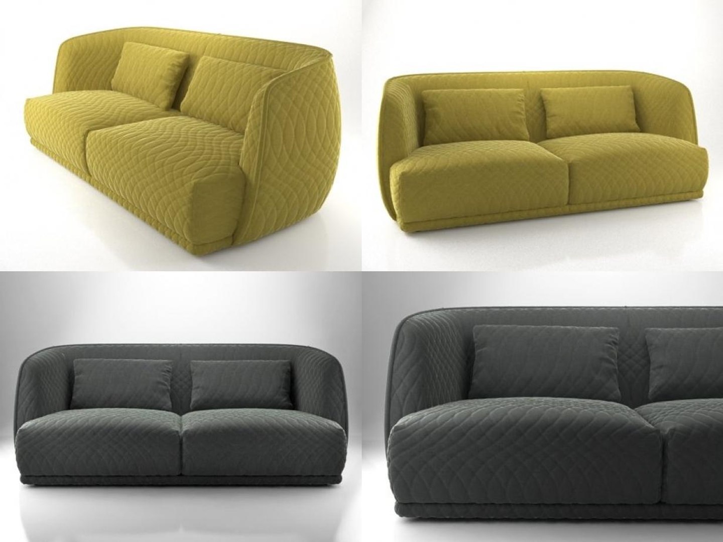 Redondo Sofa 215 3D Model - TurboSquid 1175746