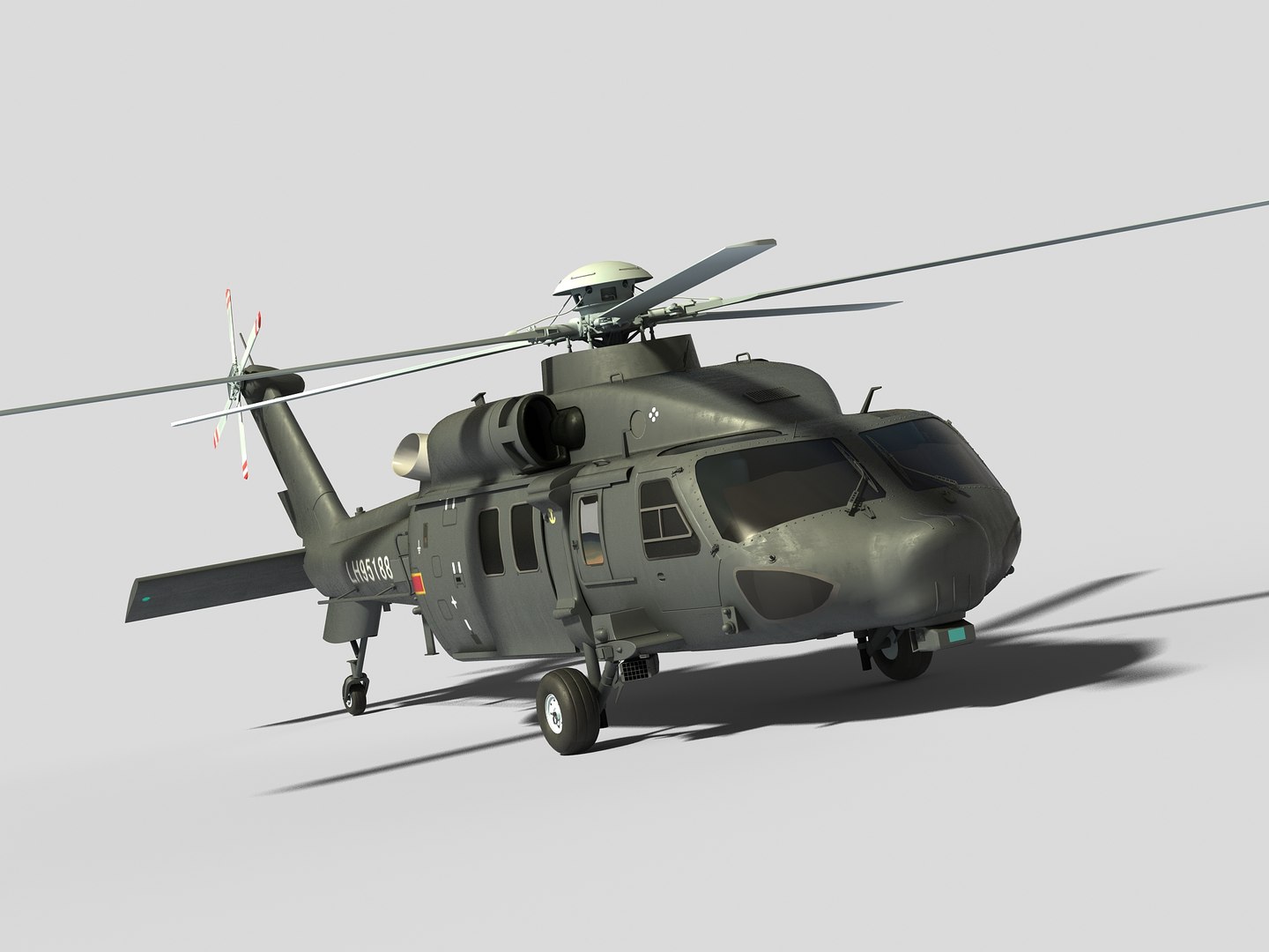 Z-20 Pla Helicopter Model - TurboSquid 1595646