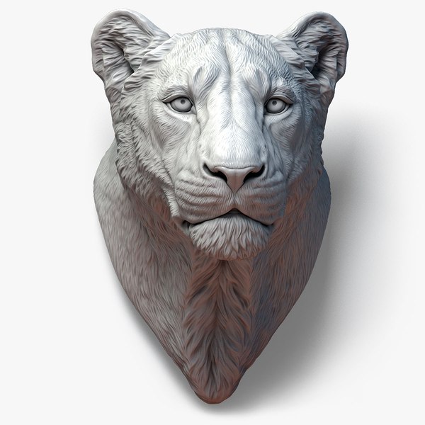 lion head 3d model
