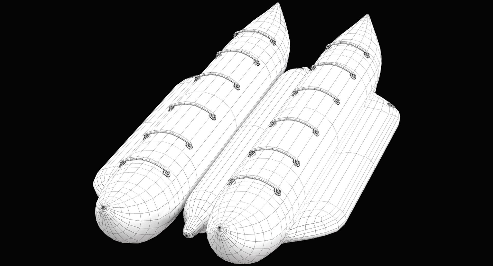 3D Model Banana Boat Attraction - TurboSquid 1377332