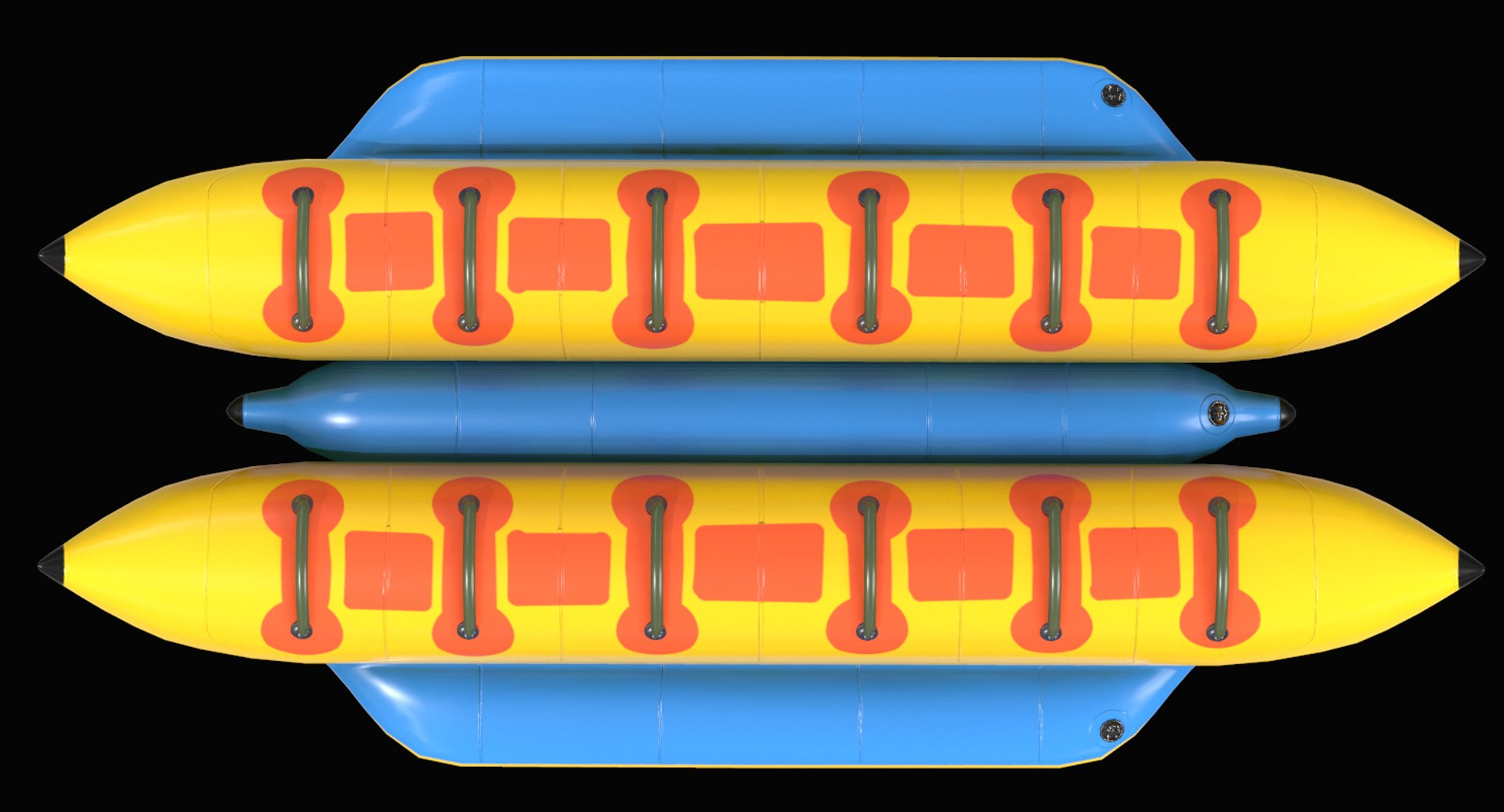 3D Model Banana Boat Attraction - TurboSquid 1377332