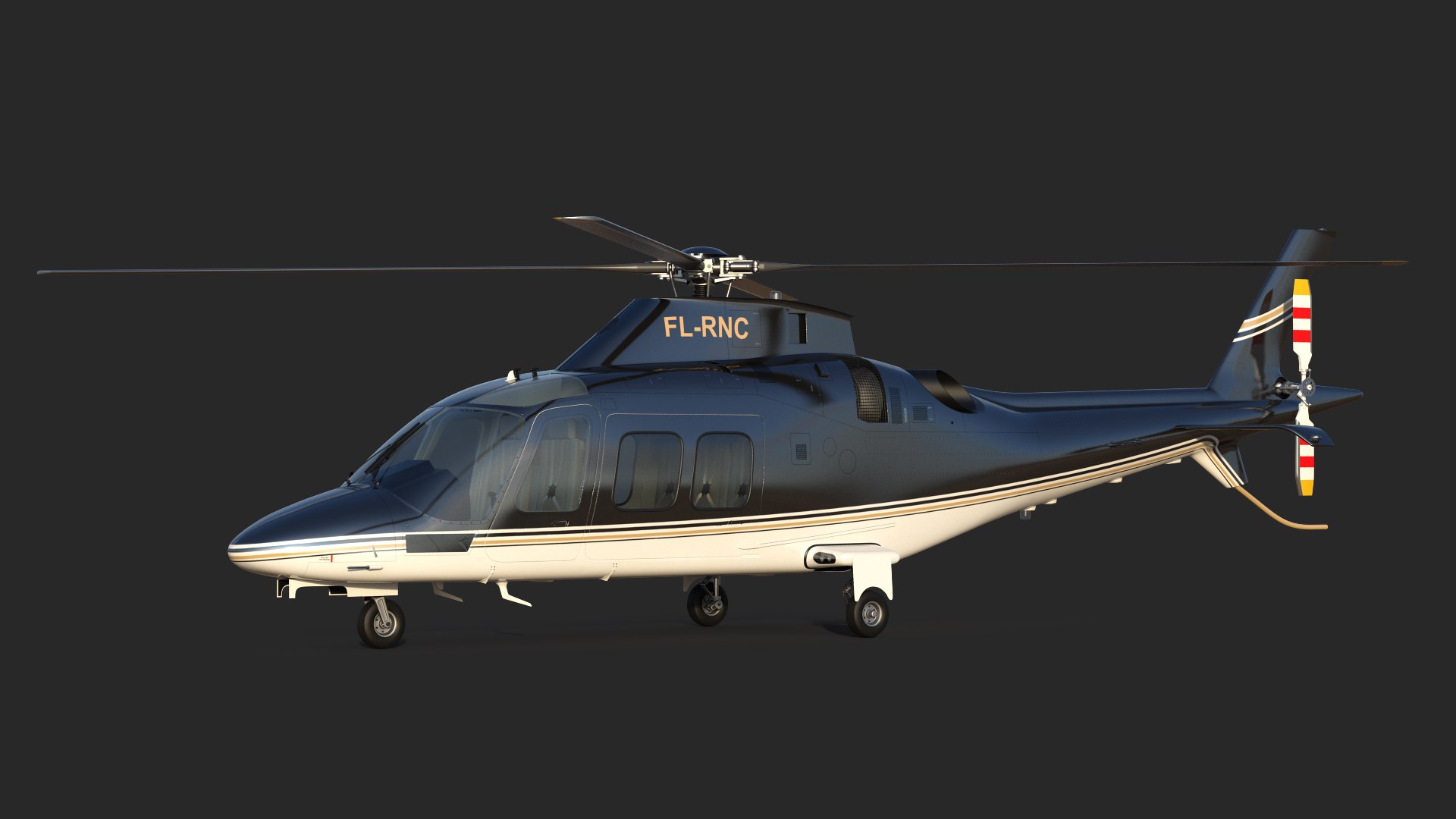 Agusta Aw109s Grand Black 3D - TurboSquid 1511818