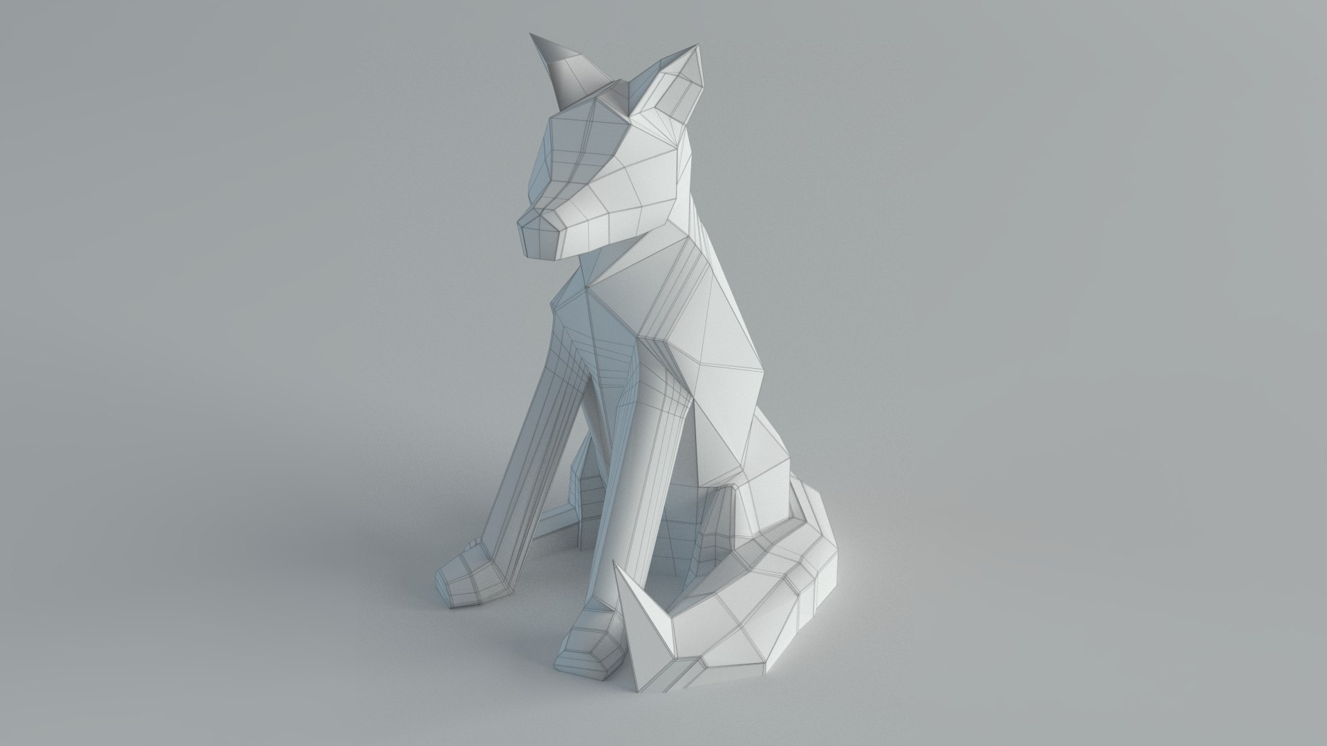 Sculpture wolf 3D model - TurboSquid 1331823