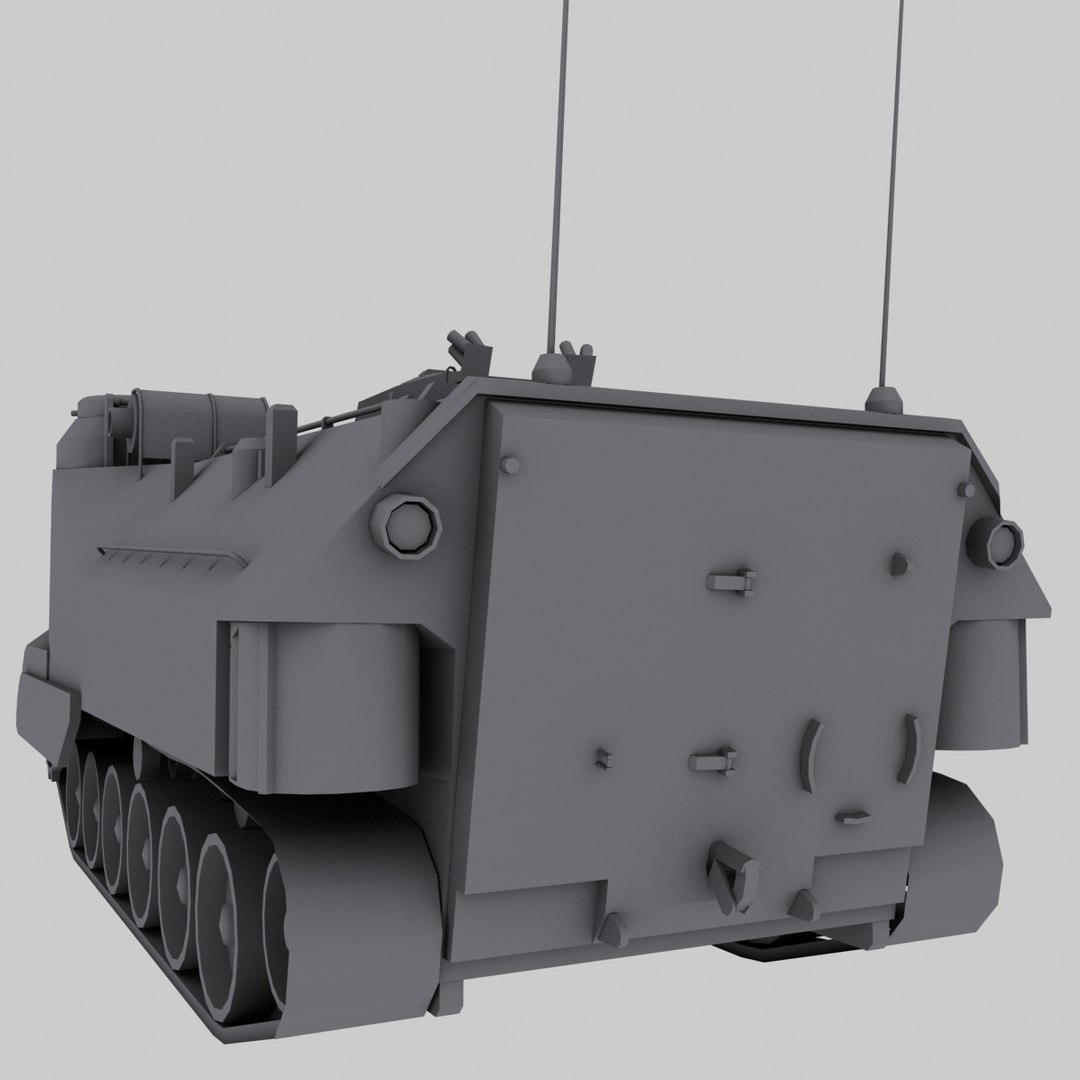 aav-7 amtruck marines 3d model