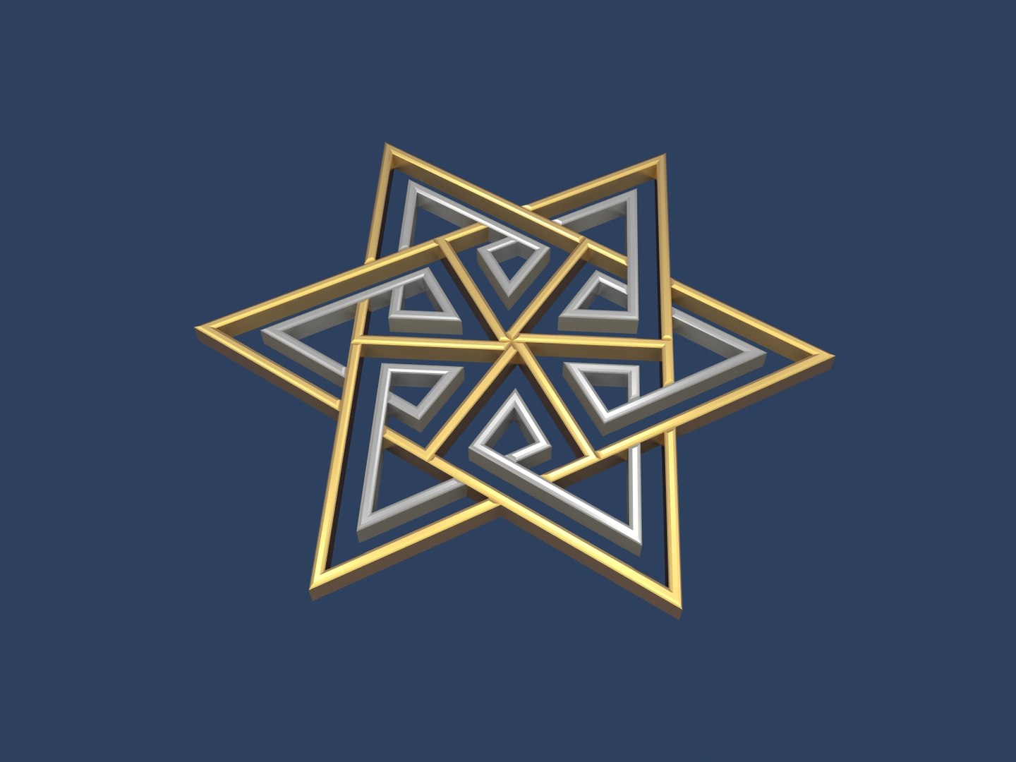 3D Star David Model - TurboSquid 1429608