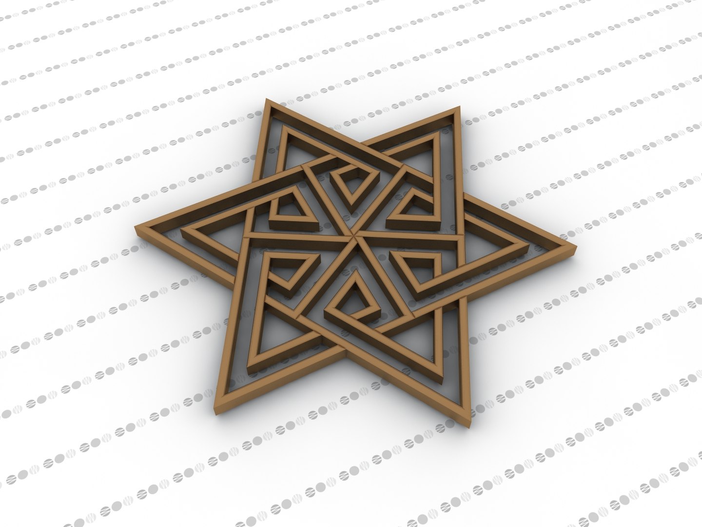 3D Star David Model - TurboSquid 1429608