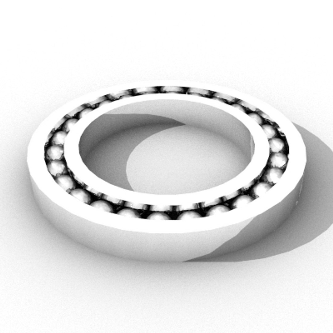 3d Ball Bearing Model