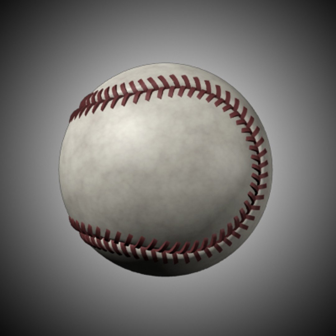baseball ball 3d model