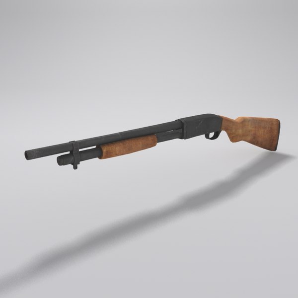 3d shotgun details model