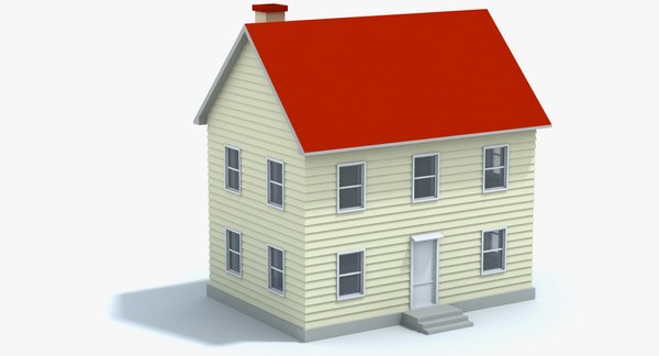 free house toy 3d model