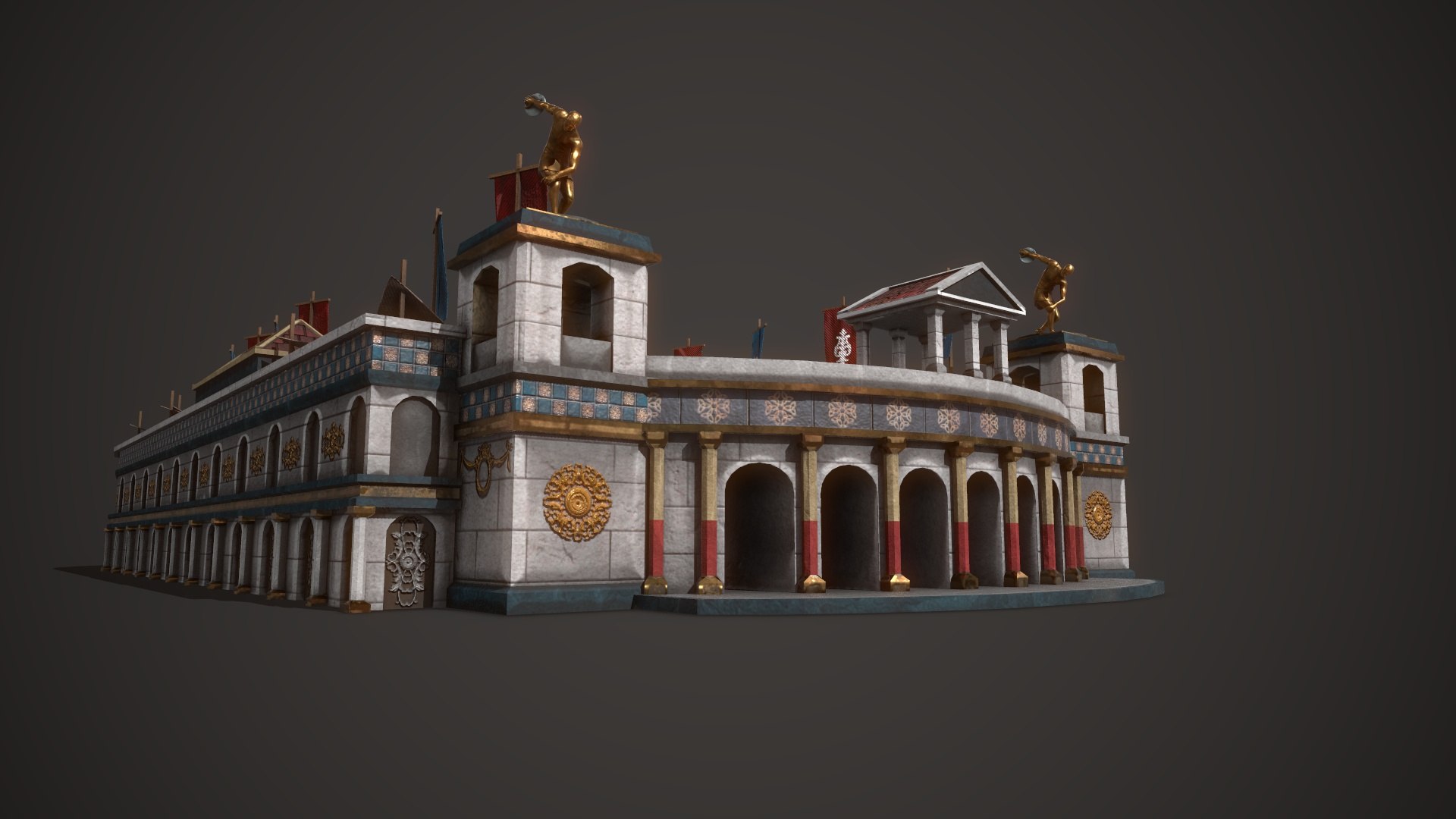 Ancient Circus Maximus Model - TurboSquid 1649688