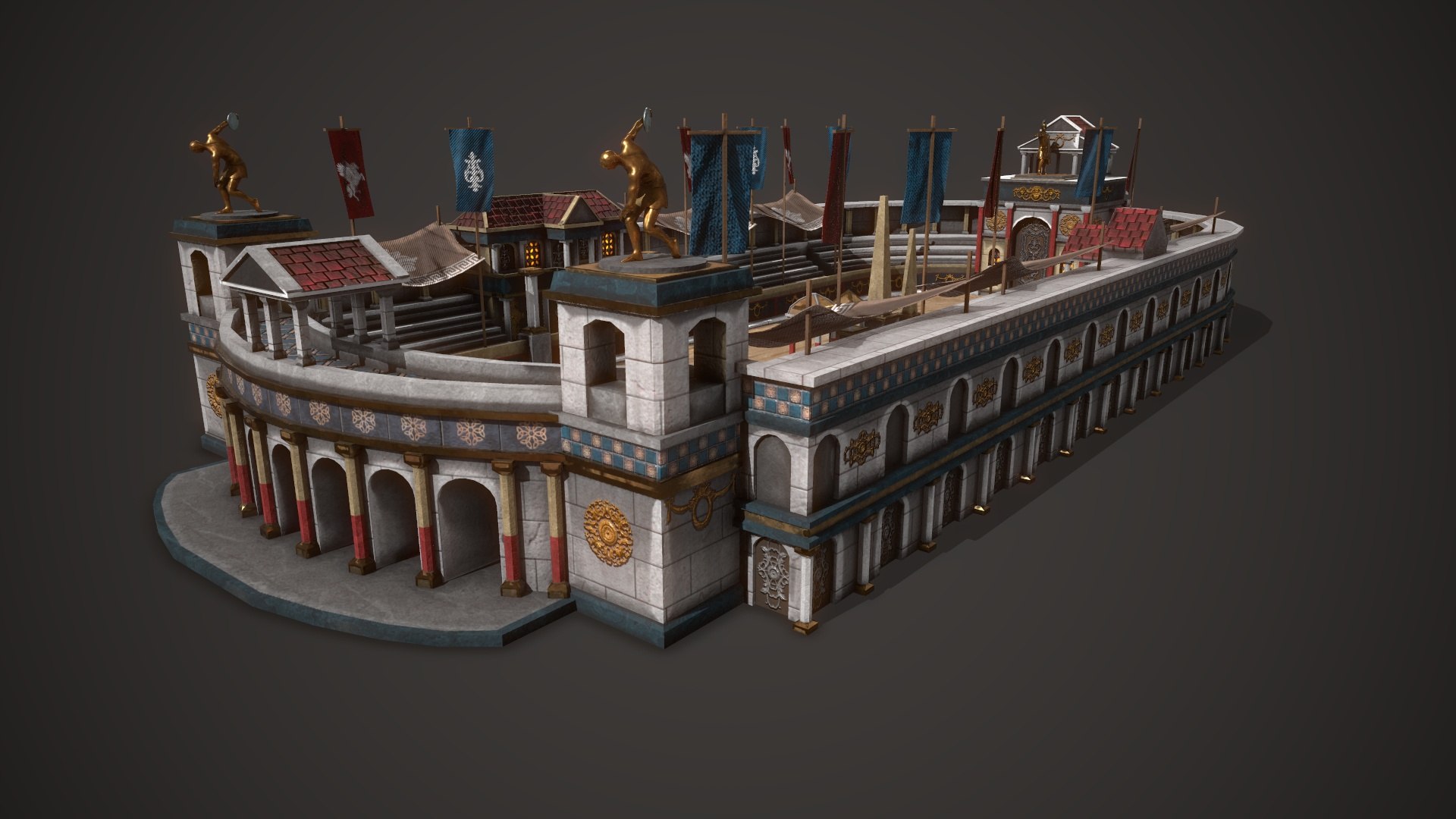 Ancient Circus Maximus Model - TurboSquid 1649688