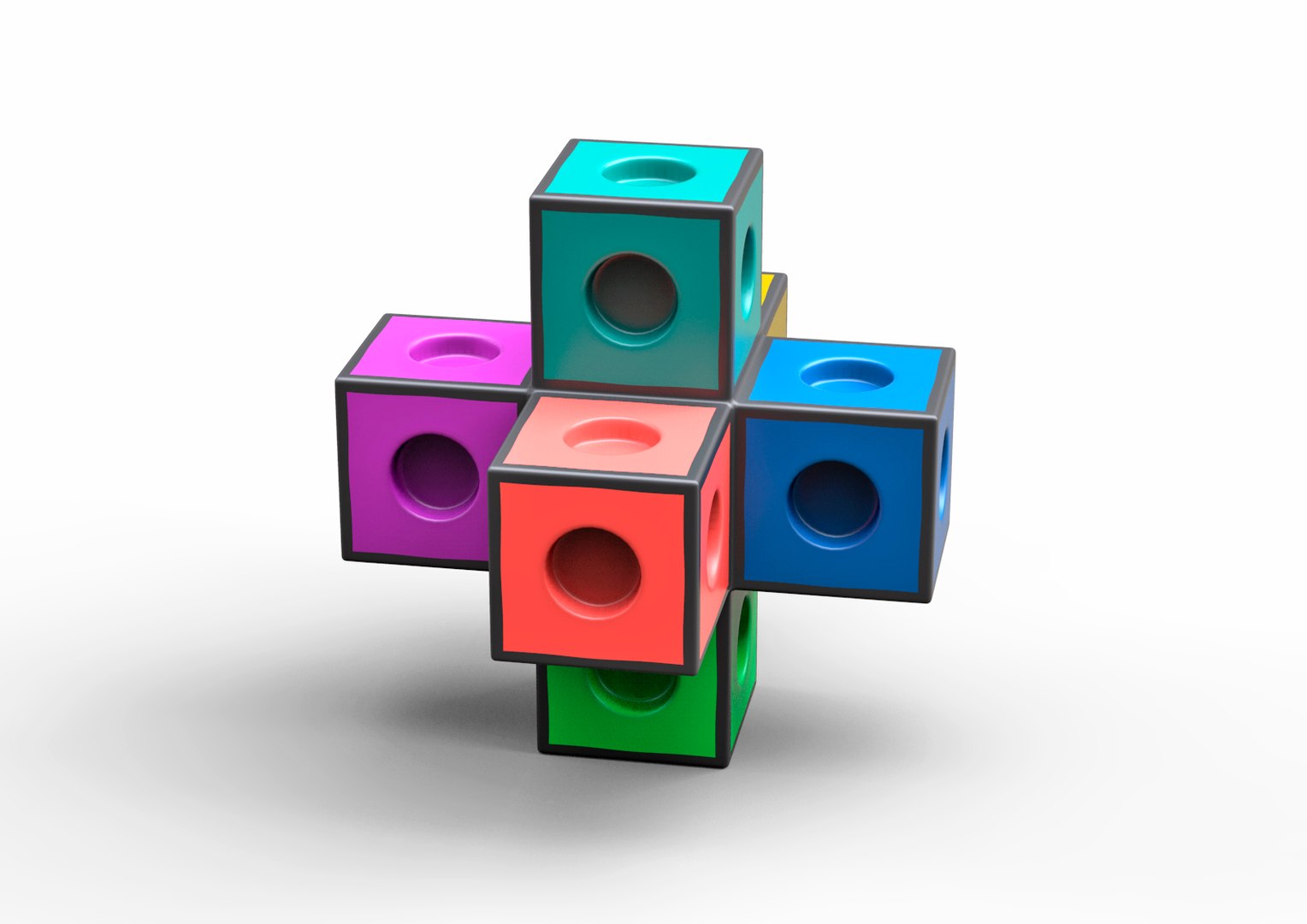 Toy Cube 3D Model - TurboSquid 1442495