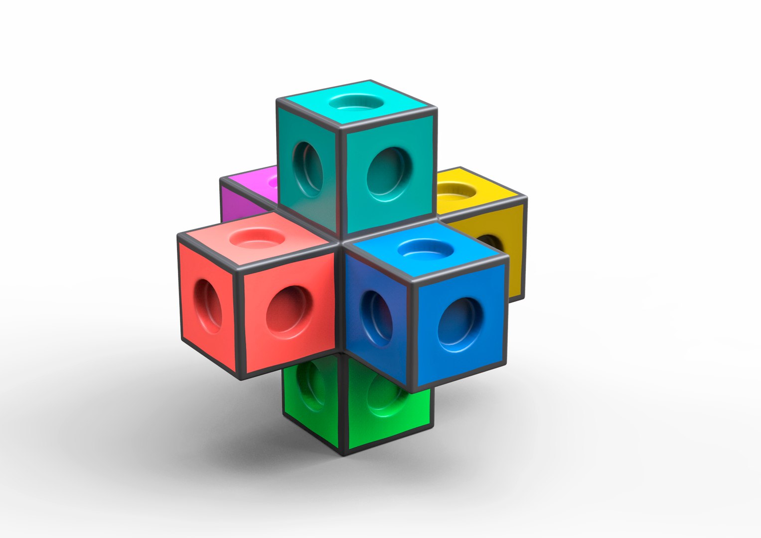 Toy Cube 3D Model - TurboSquid 1442495