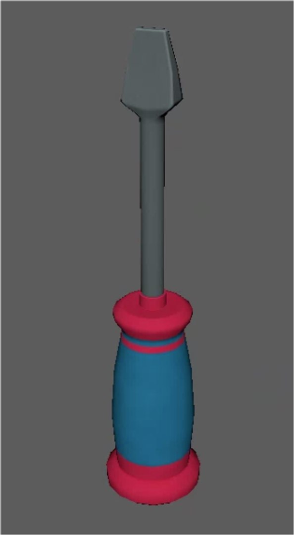 Screwdriver Model - TurboSquid 1587046