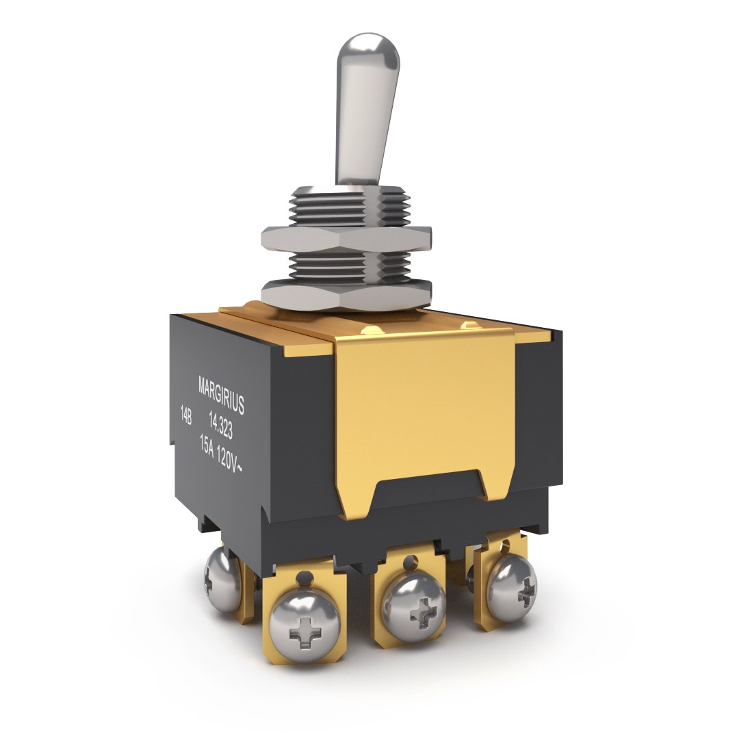Toggle Switch 3D - TurboSquid 1213322