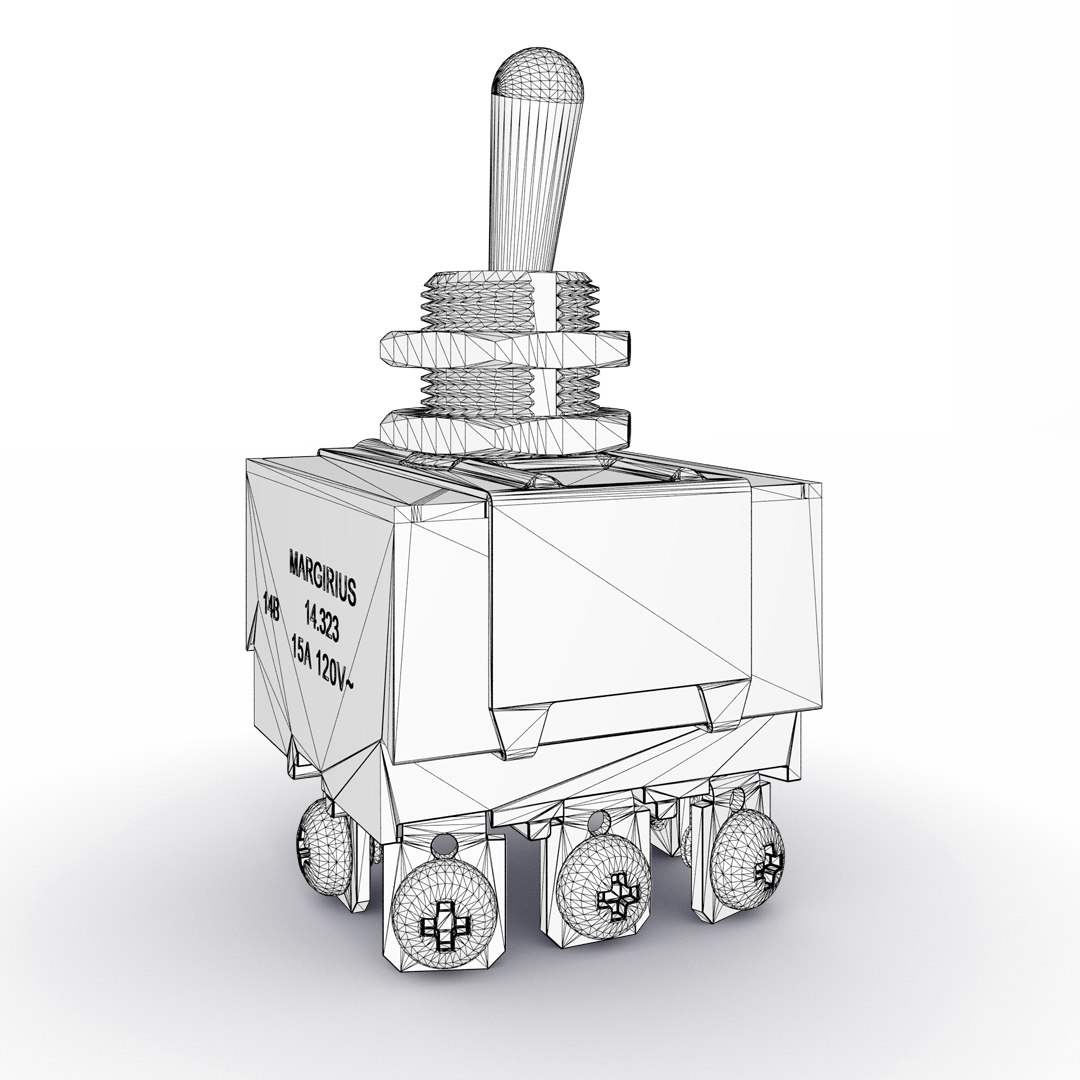 Toggle Switch 3D - TurboSquid 1213322