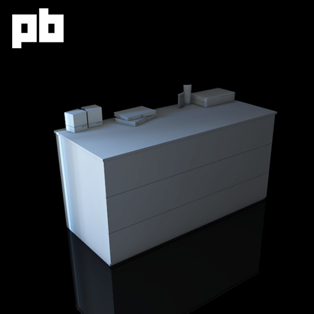 3d Model Items Bedroom Pack Bed