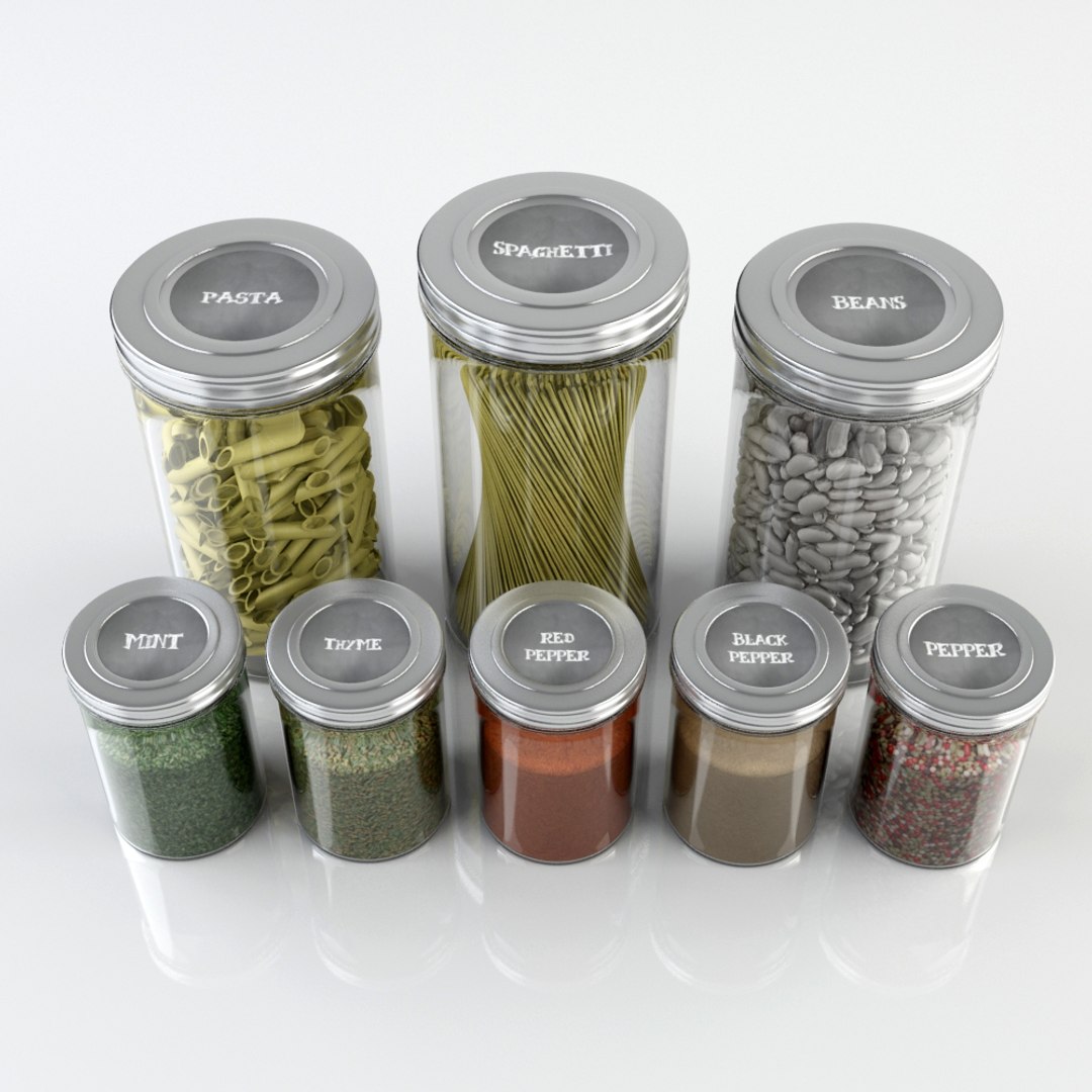 3d Spice Jar