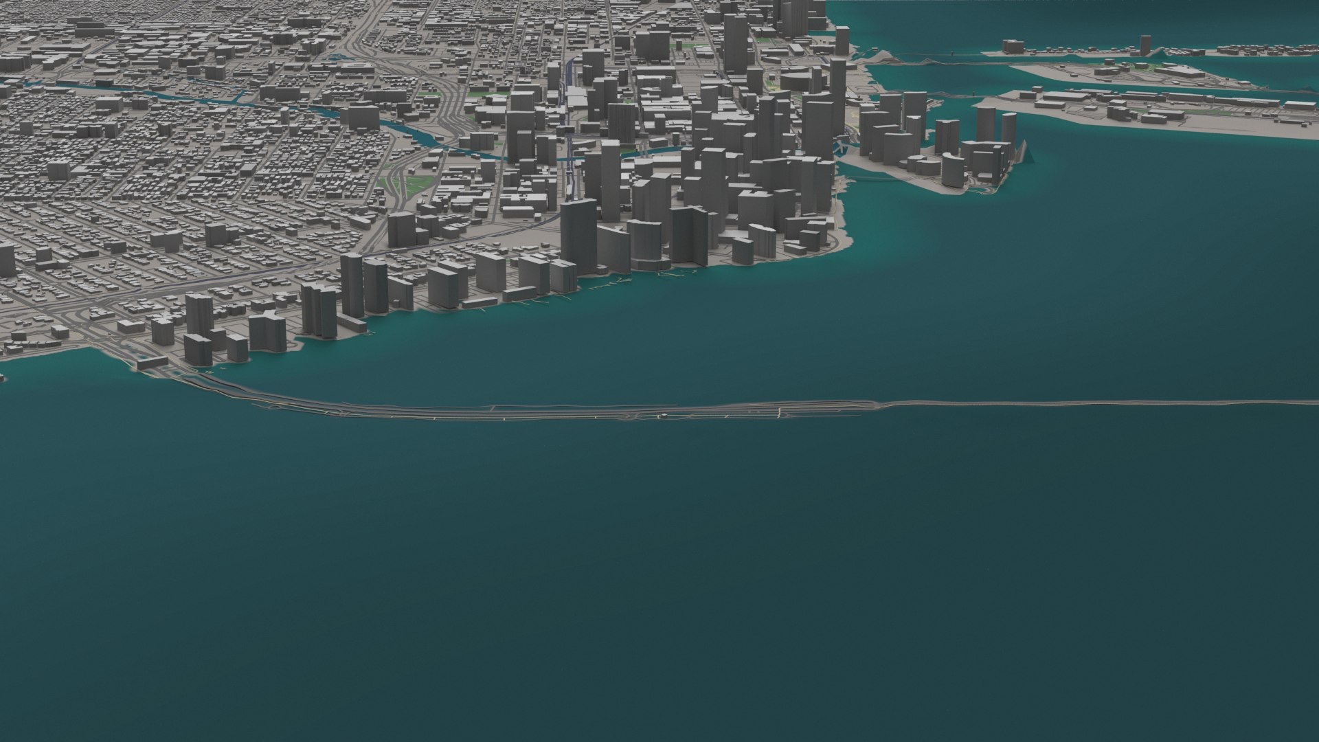 Miami Florida Model - TurboSquid 1564046
