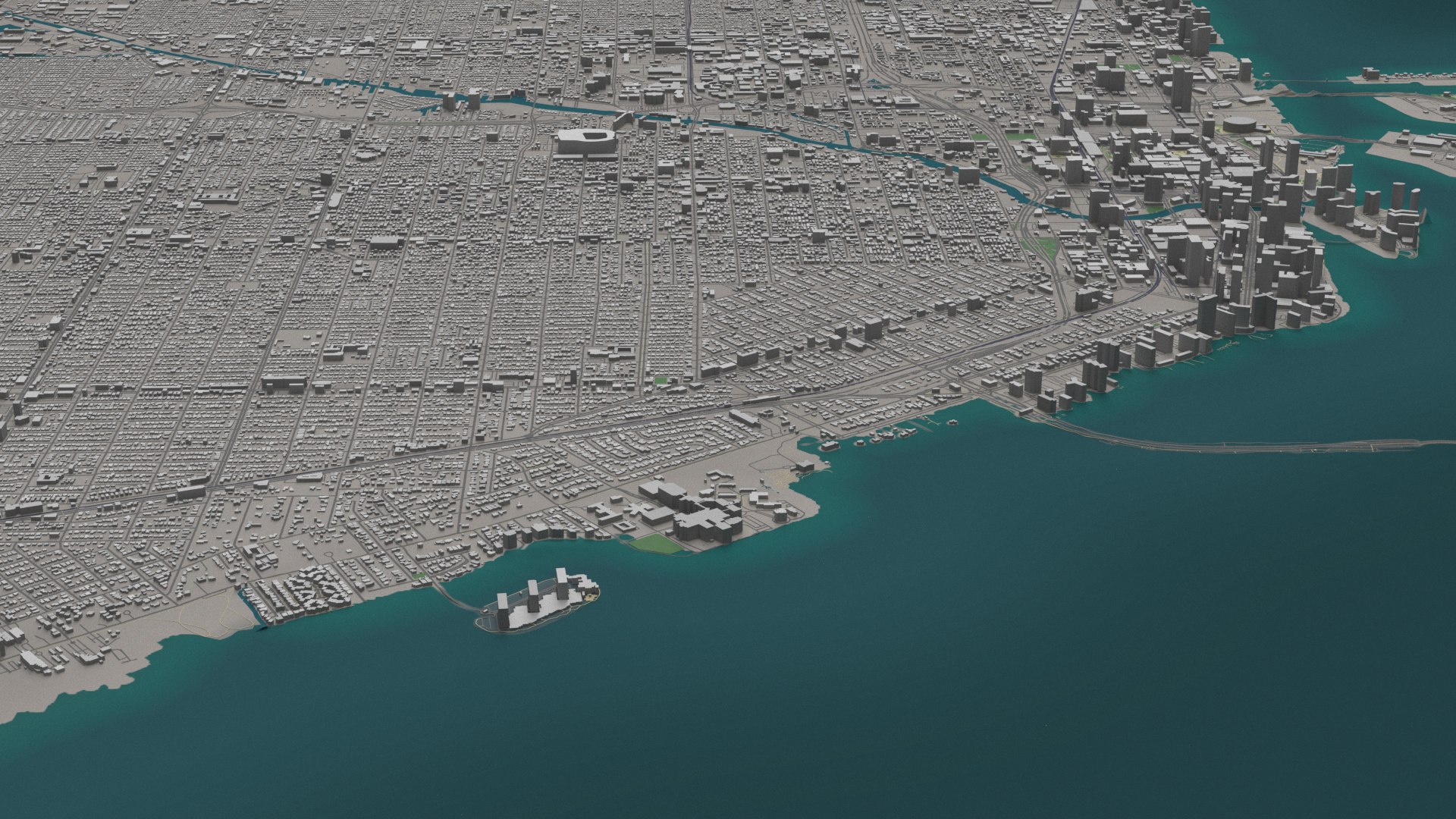 Miami Florida Model - TurboSquid 1564046