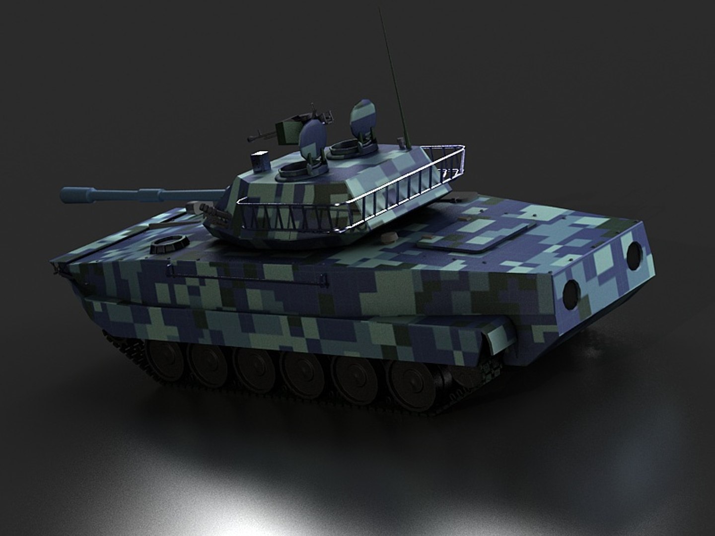 63a Amphibious Tank Tracked Vehicle 3D Model - TurboSquid 1645411
