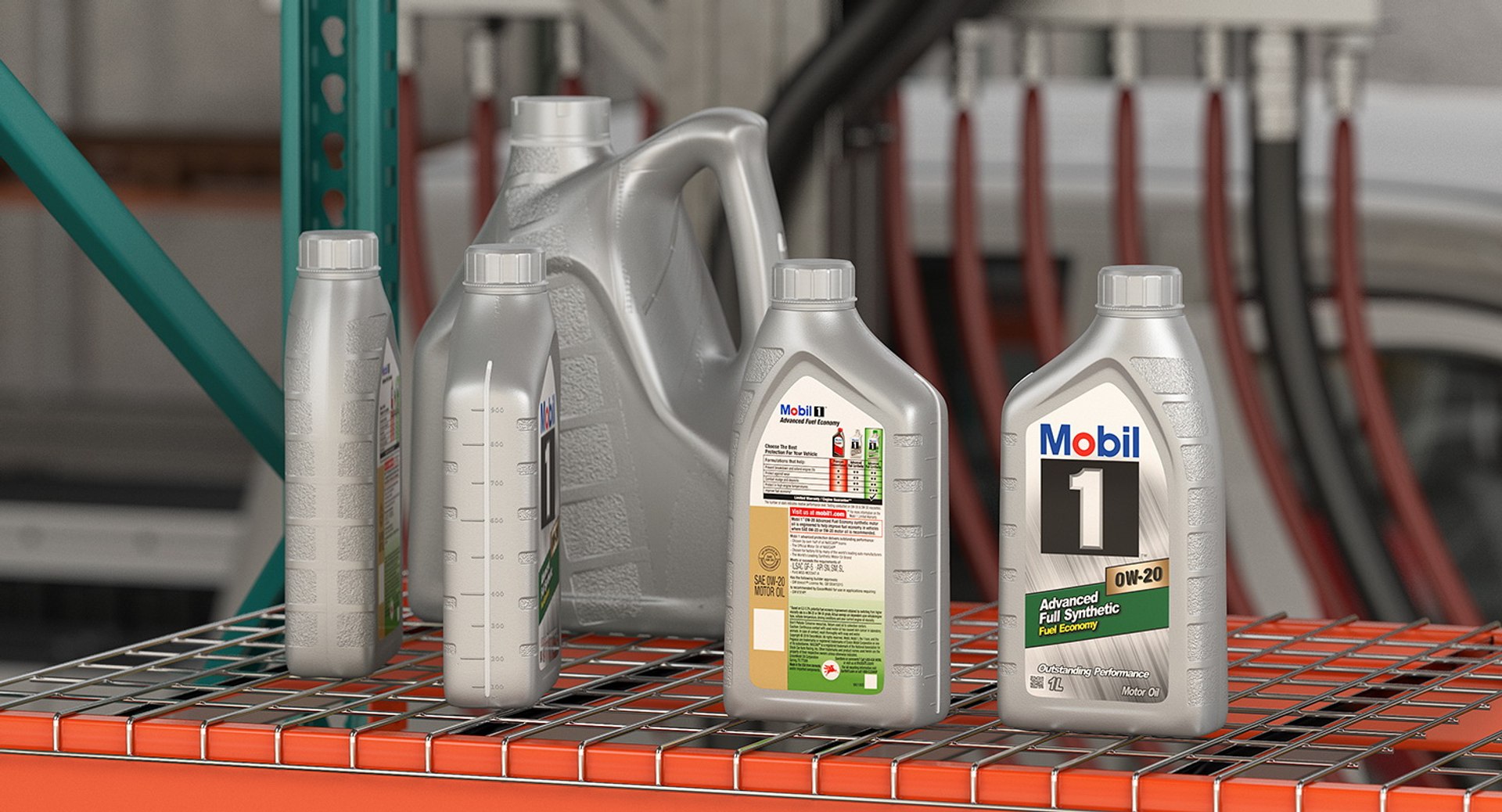 3D Motor Oil Mobil 1l Model - TurboSquid 1366262