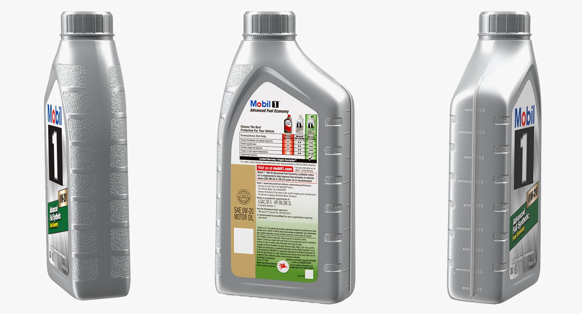 3D Motor Oil Mobil 1l Model - TurboSquid 1366262