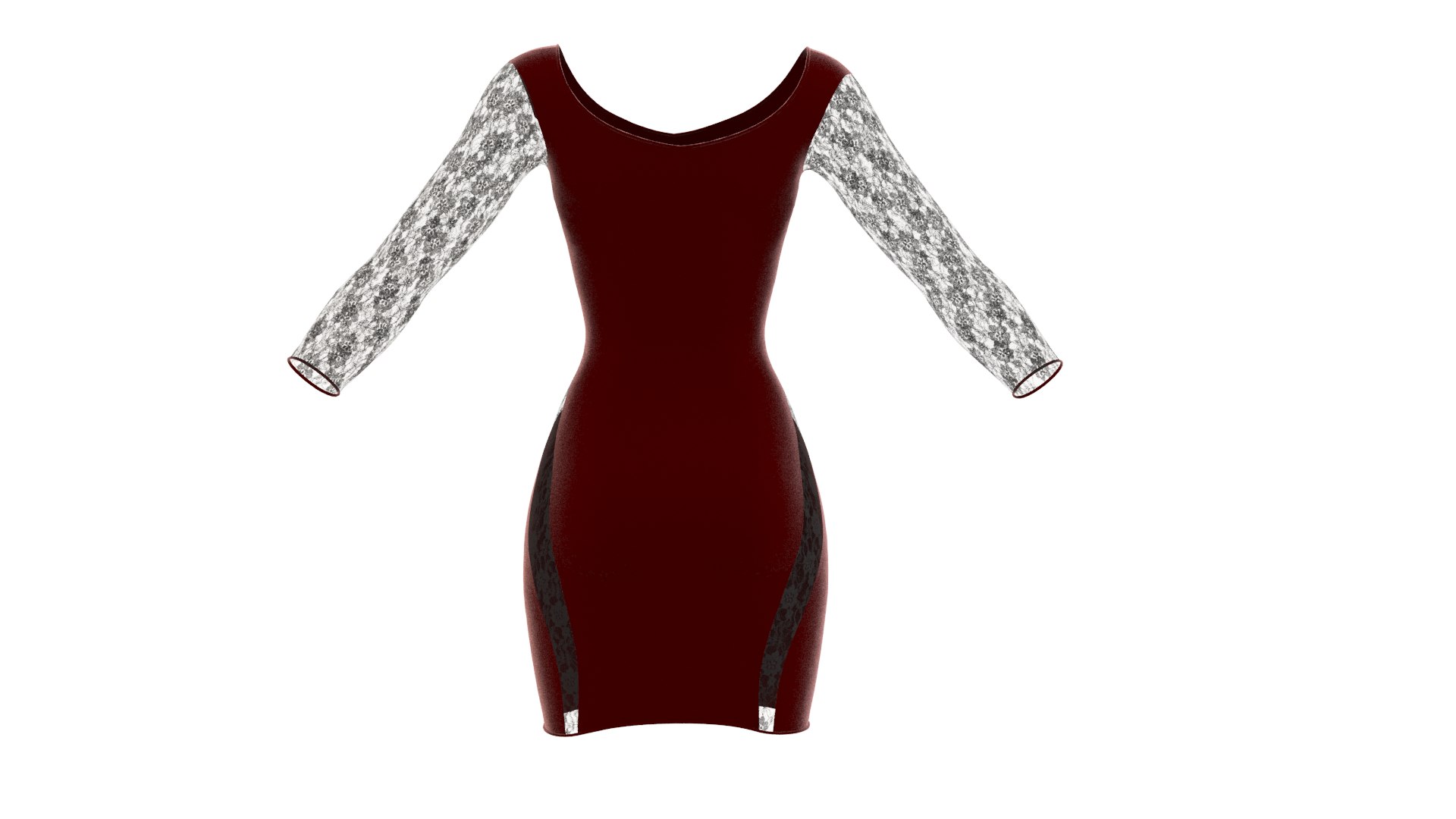 3D wilda dress model - TurboSquid 1606011