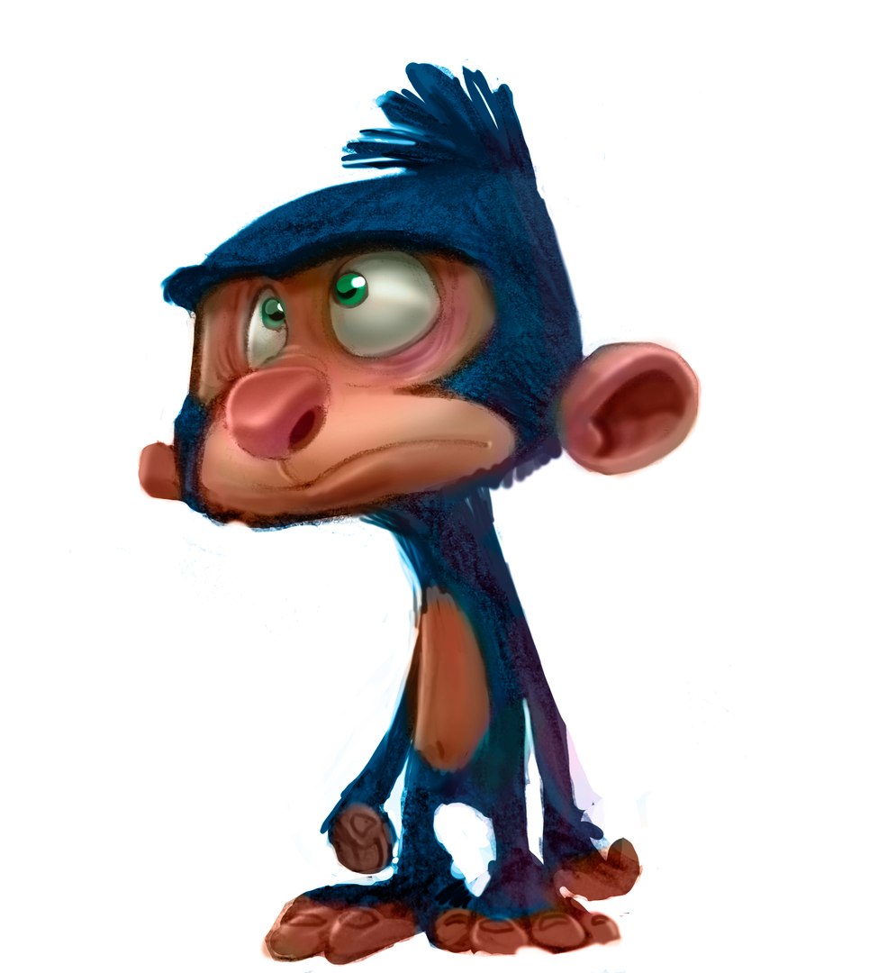 Fantasy monkey - rigged 3D model - TurboSquid 1382637