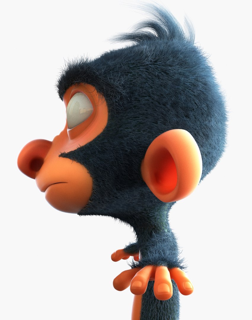 Fantasy Monkey - Rigged 3D Model - TurboSquid 1382637