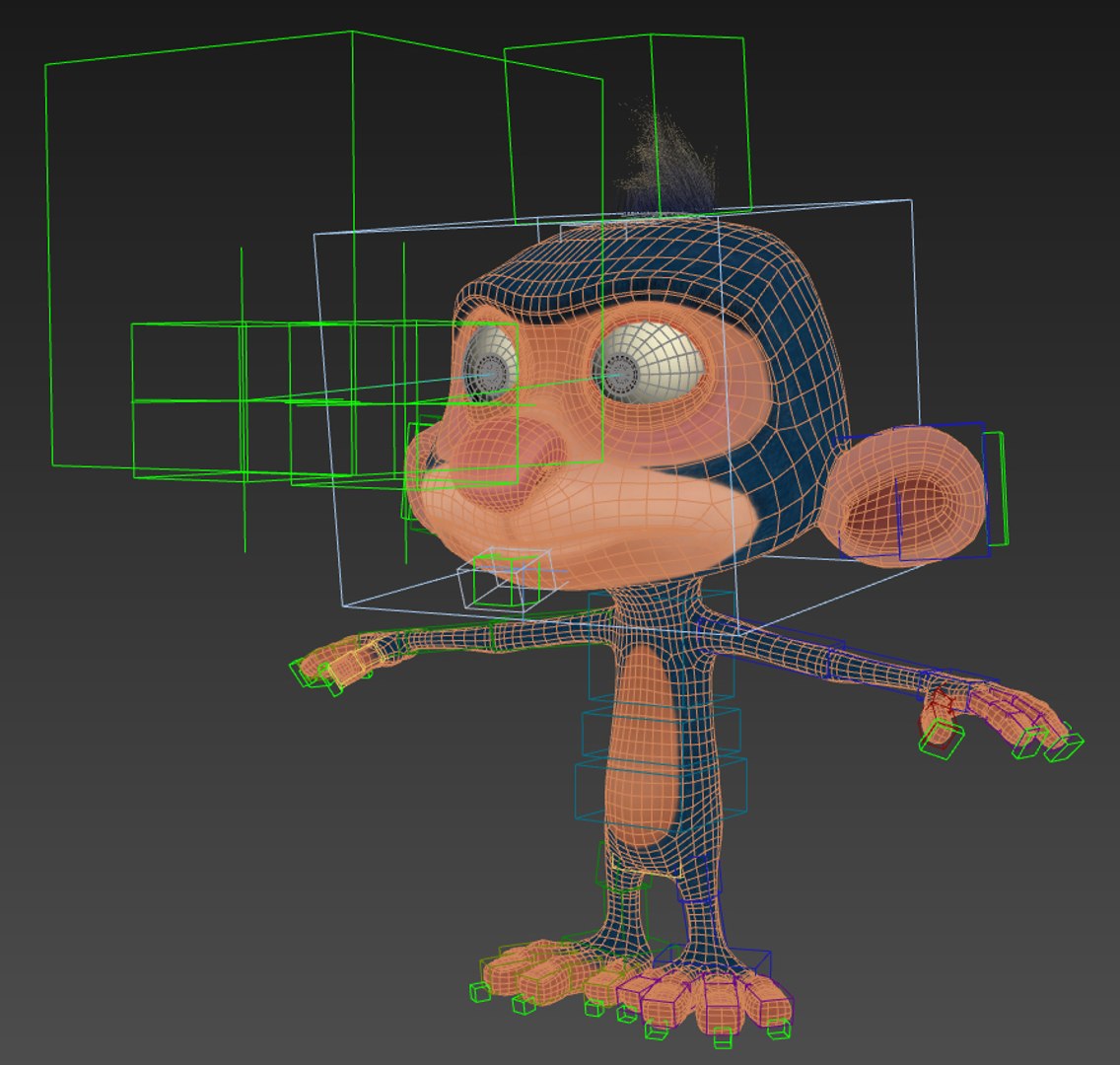 Fantasy Monkey - Rigged 3D Model - TurboSquid 1382637