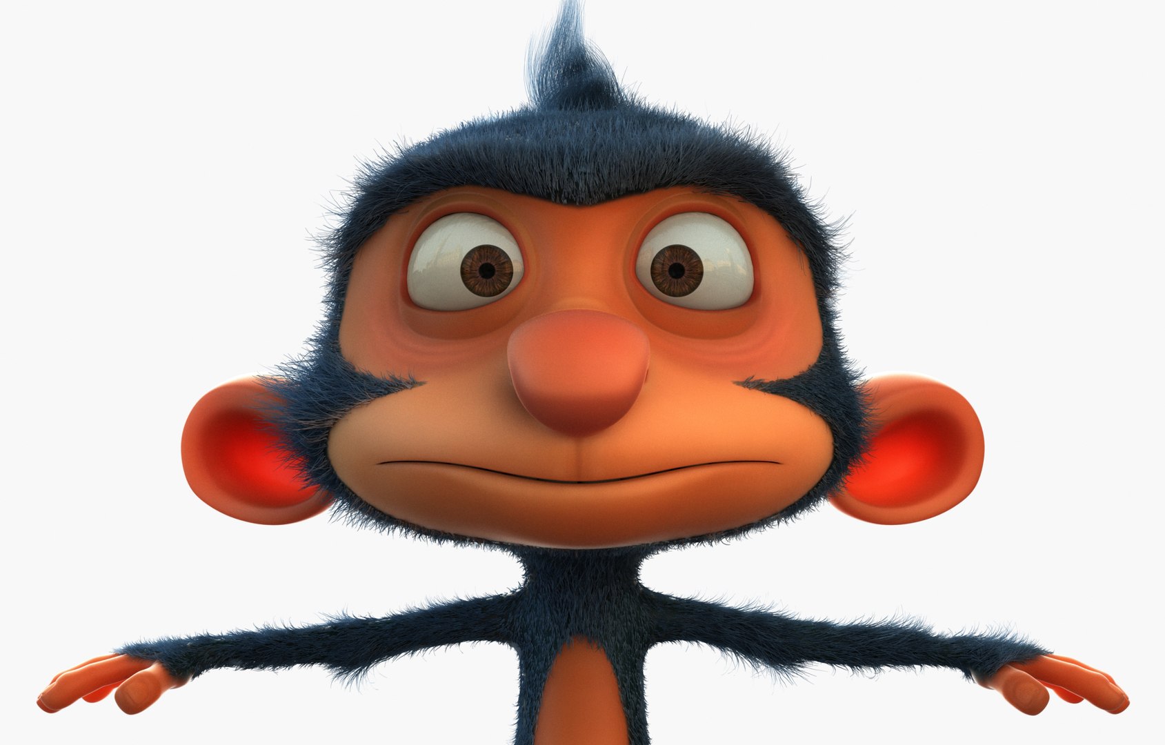 Fantasy Monkey - Rigged 3D Model - TurboSquid 1382637
