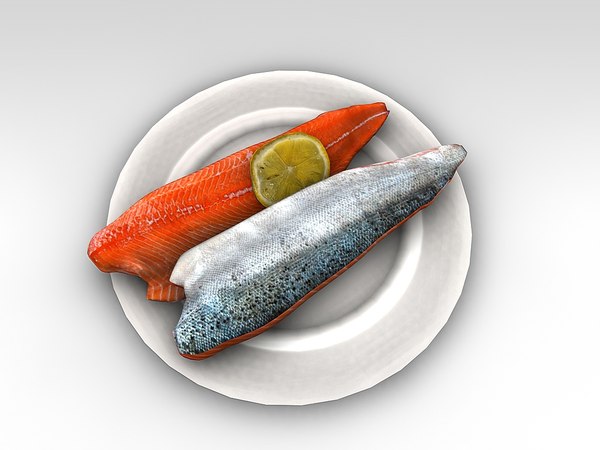 3d model fish fillet