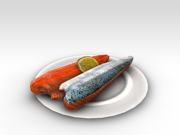 3d model fish fillet