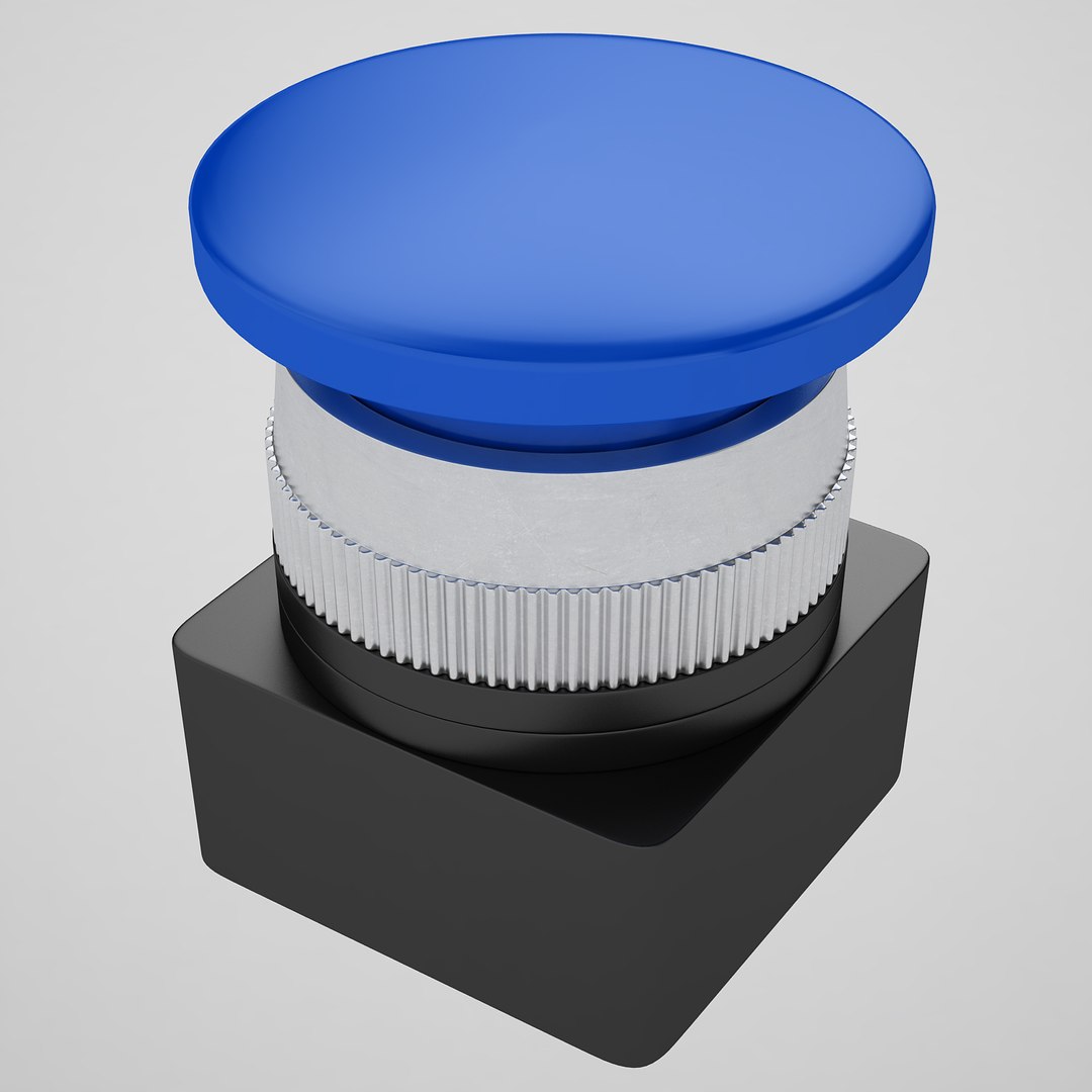 Industrial Button 3D - TurboSquid 1261400