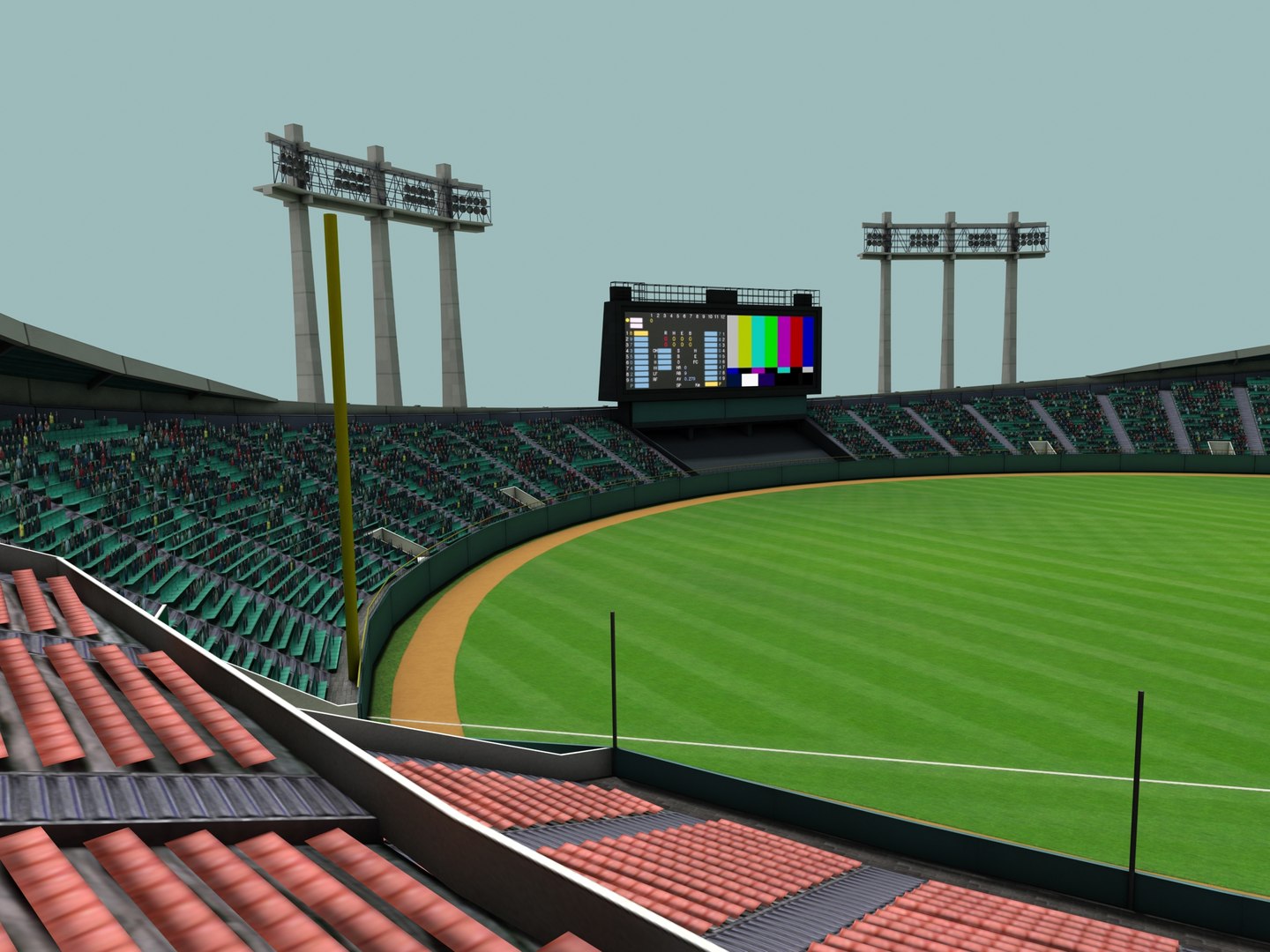 Baseball Stadium 3D Model - TurboSquid 1169387