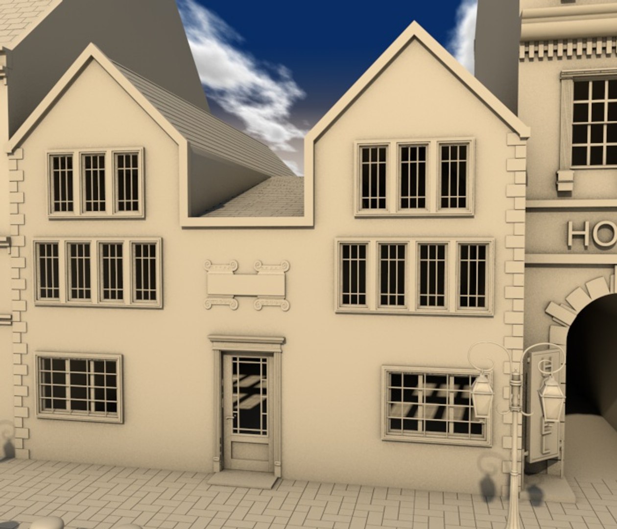 3d model street