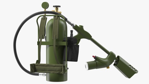 Throwflame xl18 flamethrower flame 3D model - TurboSquid 1640194